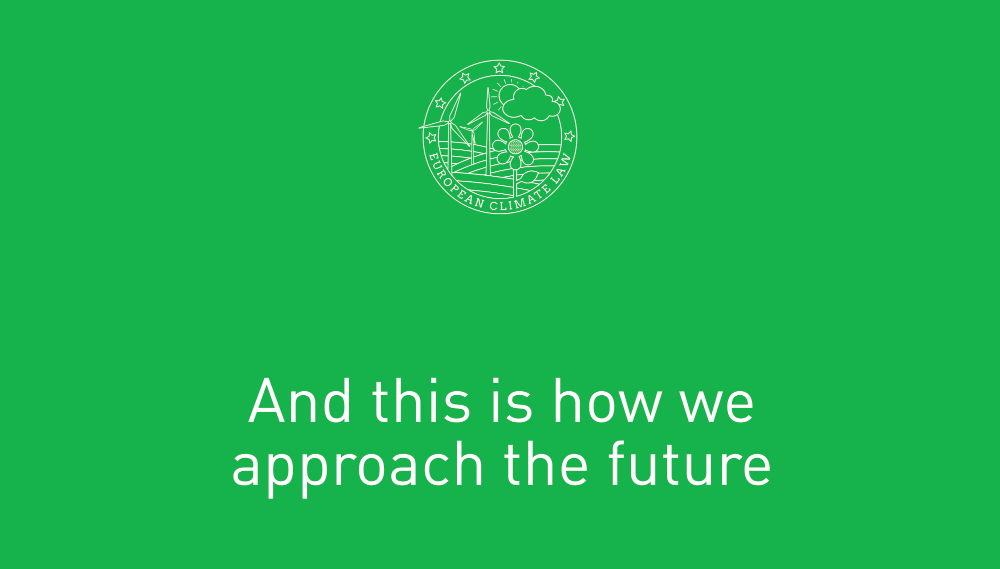 Informations about the European Climate Law of the Greens/EFA in the ...